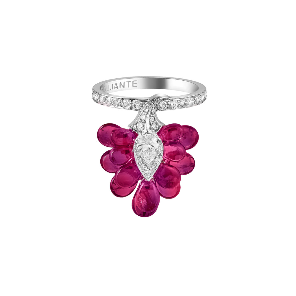 Ruby Floret Ring – sajjante